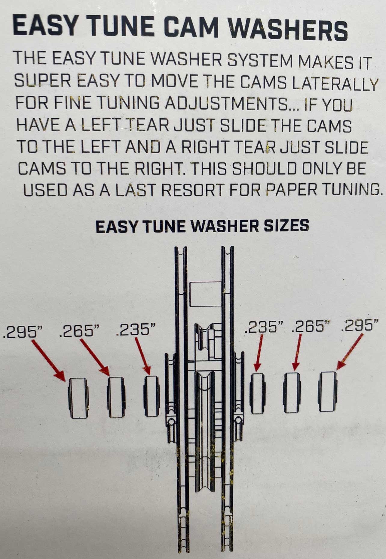 Prime Easy Tune Washers - Urban Archery Pty Ltd