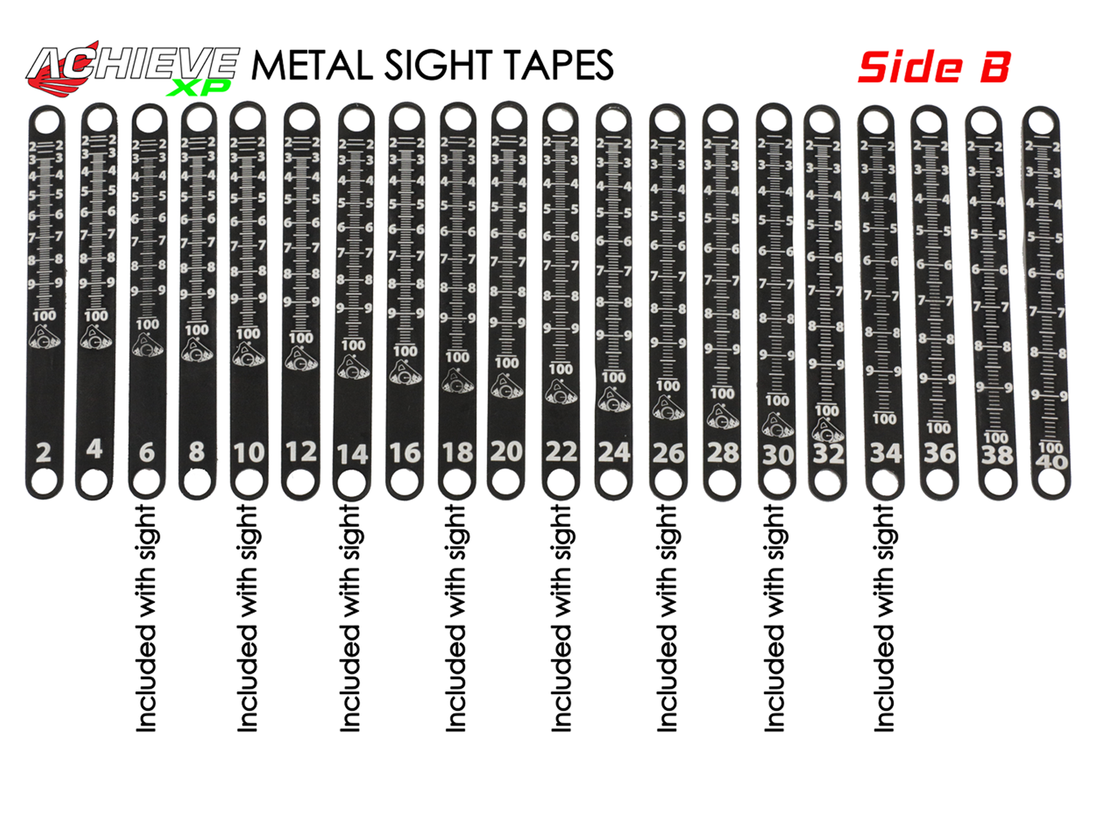 Axcel Achieve XP Metal Sight Tapes - Urban Archery Pty Ltd