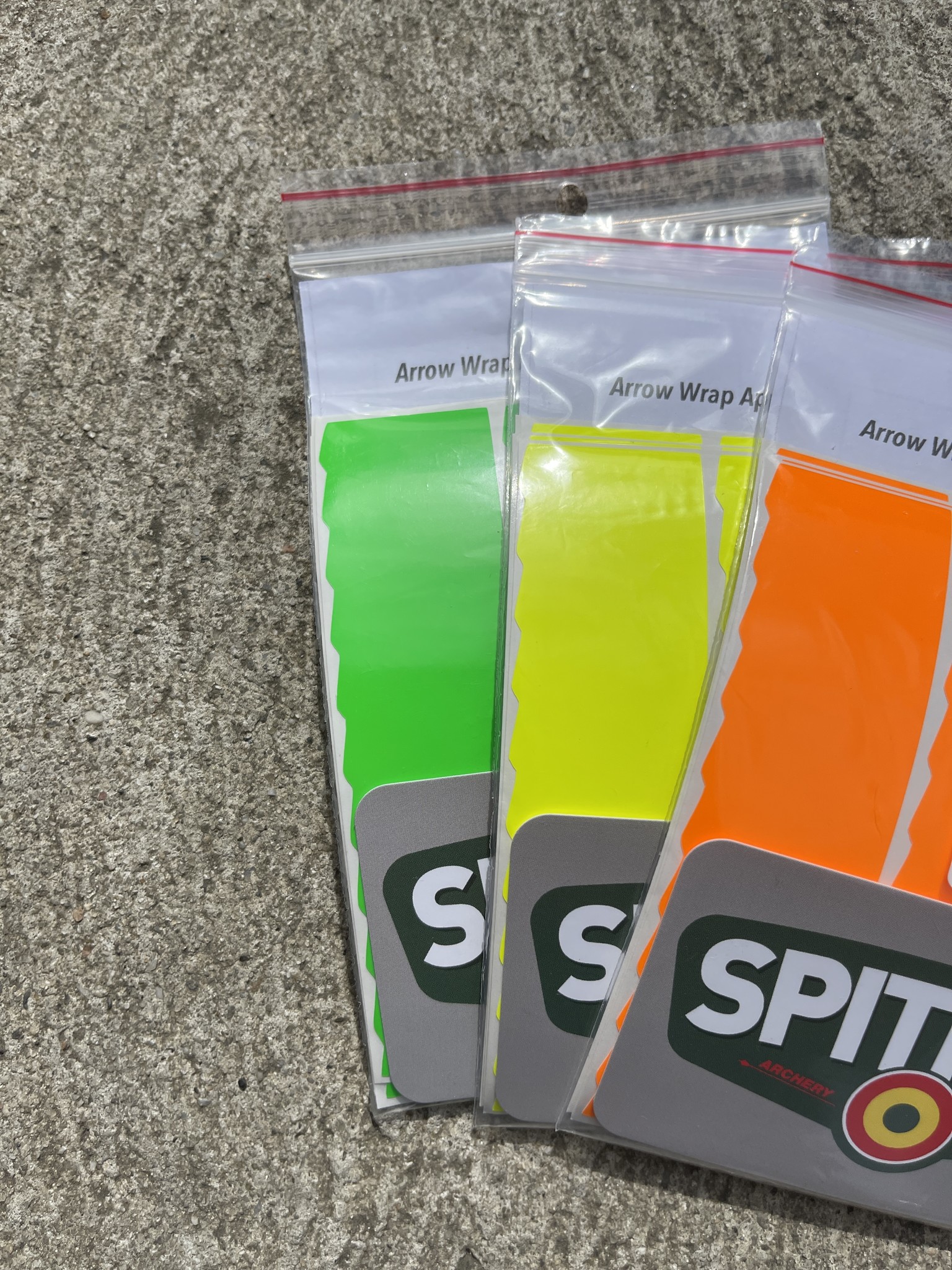Spitfire Arrow Wraps (Fluorescent Gloss) - Urban Archery Pty Ltd