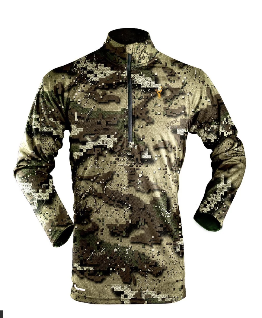 Hunters Element Prime Winter LS Zip Shirt - Urban Archery Pty Ltd