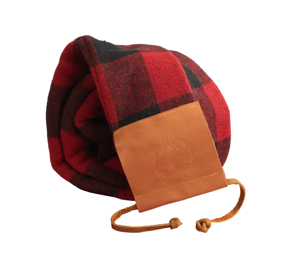 Bear Archery Traditional Bow Sock Red/Black - Urban Archery Pty Ltd