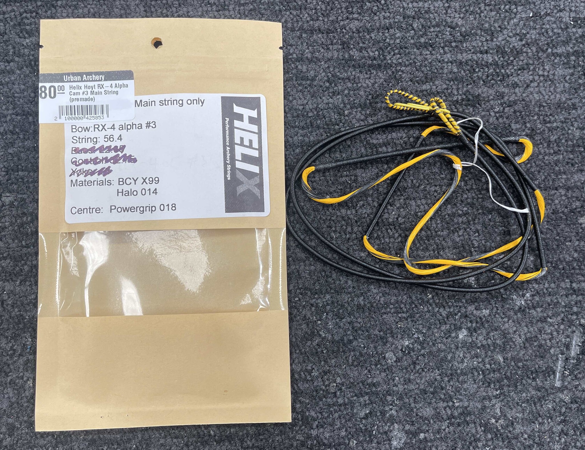 Helix Hoyt RX-4 Alpha Cam #3 Main String (premade) - Urban Archery Pty Ltd