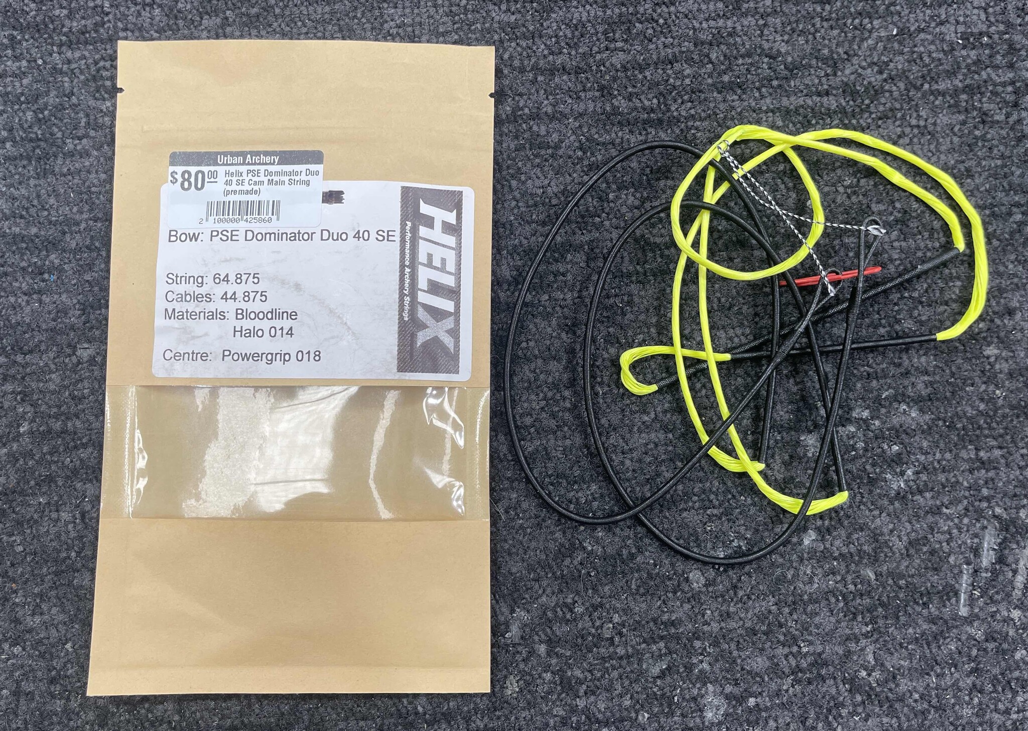 Helix PSE Dominator Duo 40 SE Cam Main String (premade) - Urban Archery ...