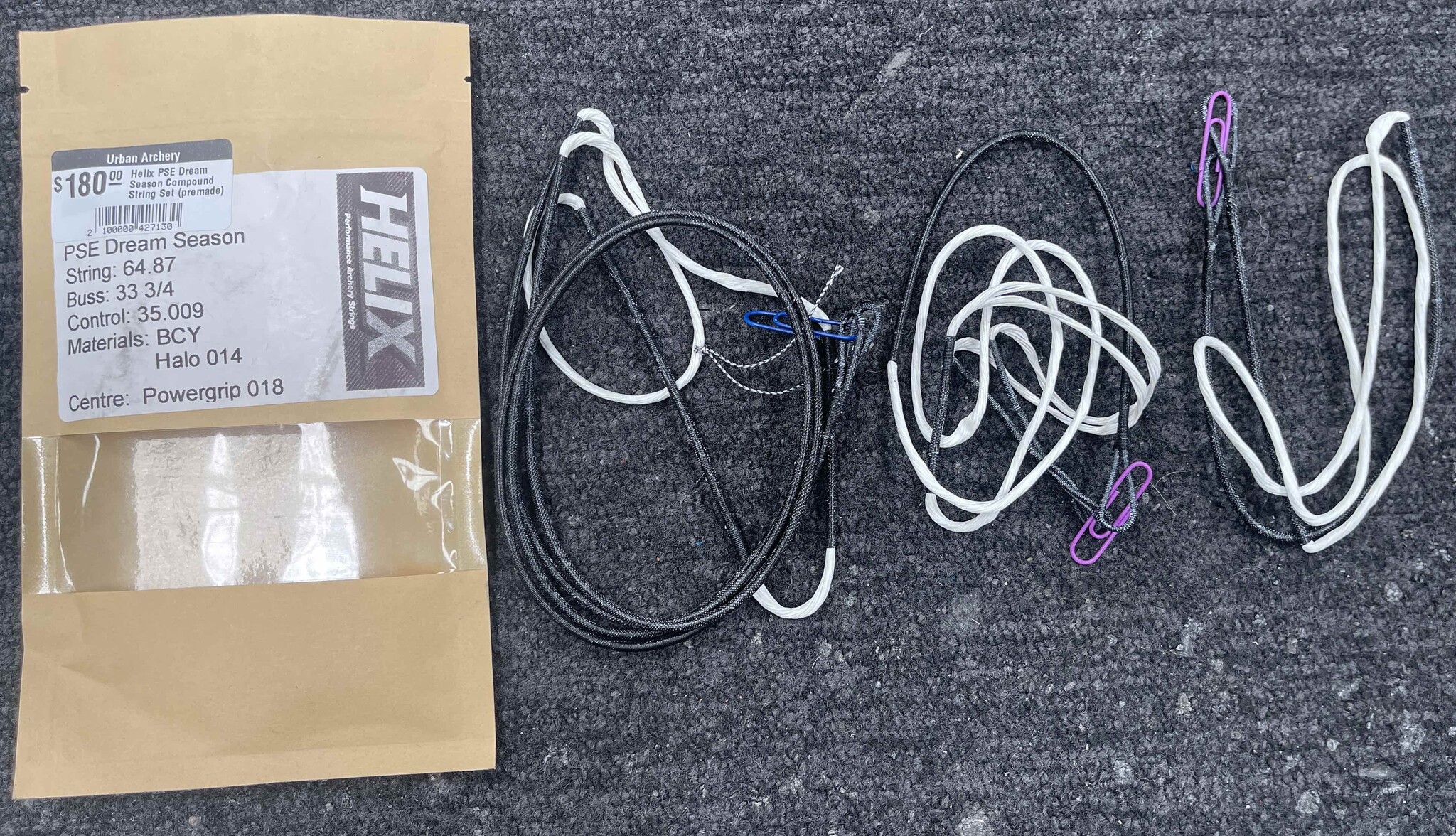 Helix PSE Dream Season Compound String Set (premade) - Urban Archery ...