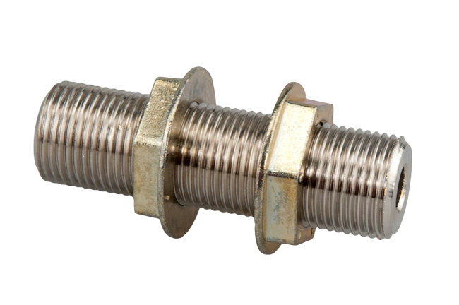Wall Coupling 3" with 3/8" Bore - Plated Brass - Brew & Grow ...