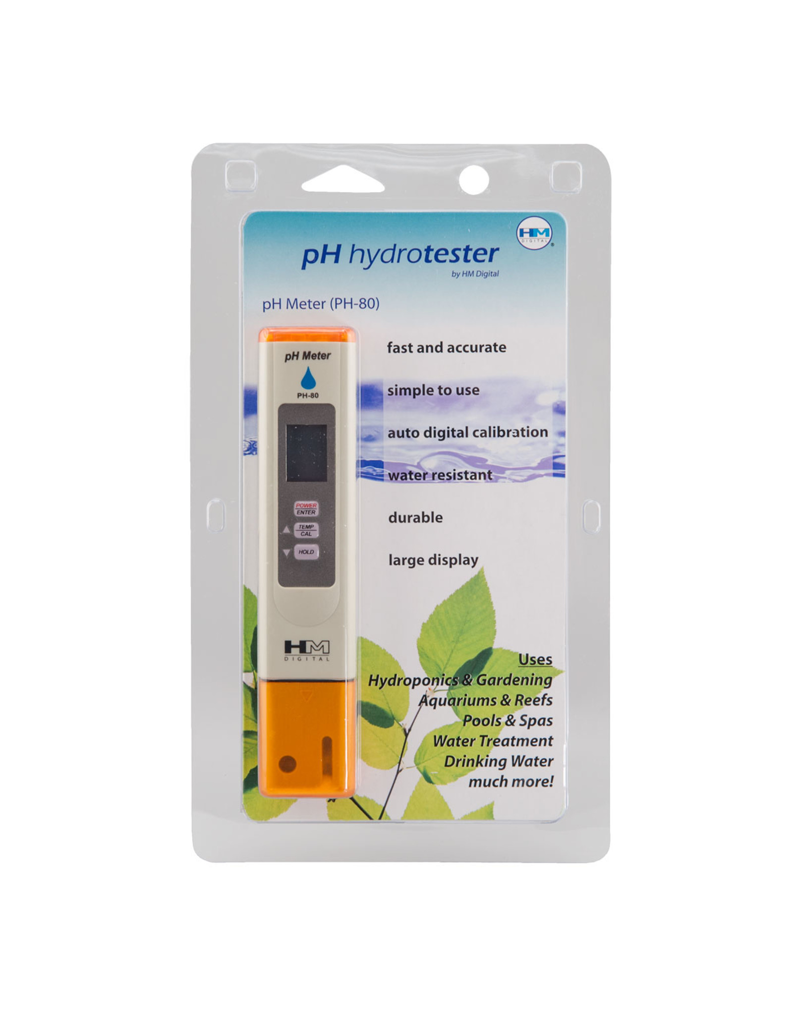 Meter HM Digital PH HydroTester (PH-80) - Brew & Grow Hydroponics and ...