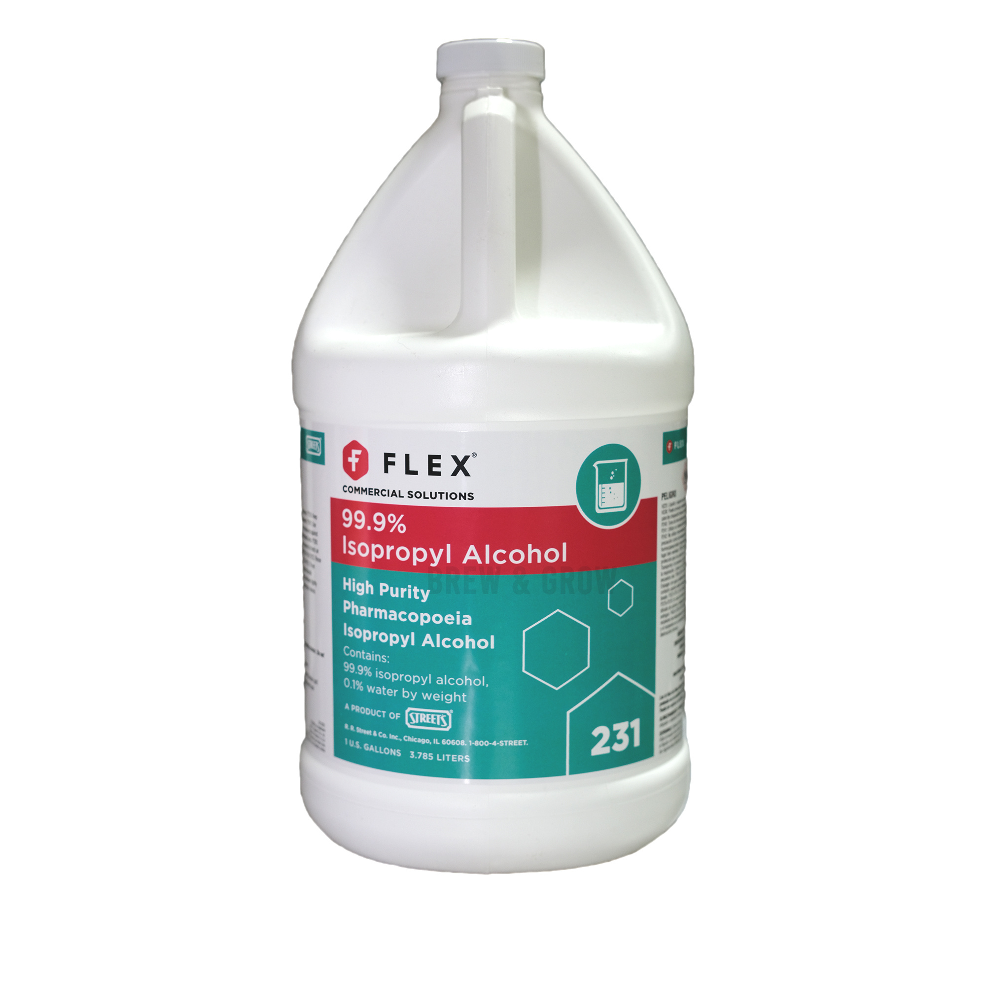 FLEX 99.9% Isopropyl Alcohol - 1 Gal - Brew & Grow Hydroponics and ...