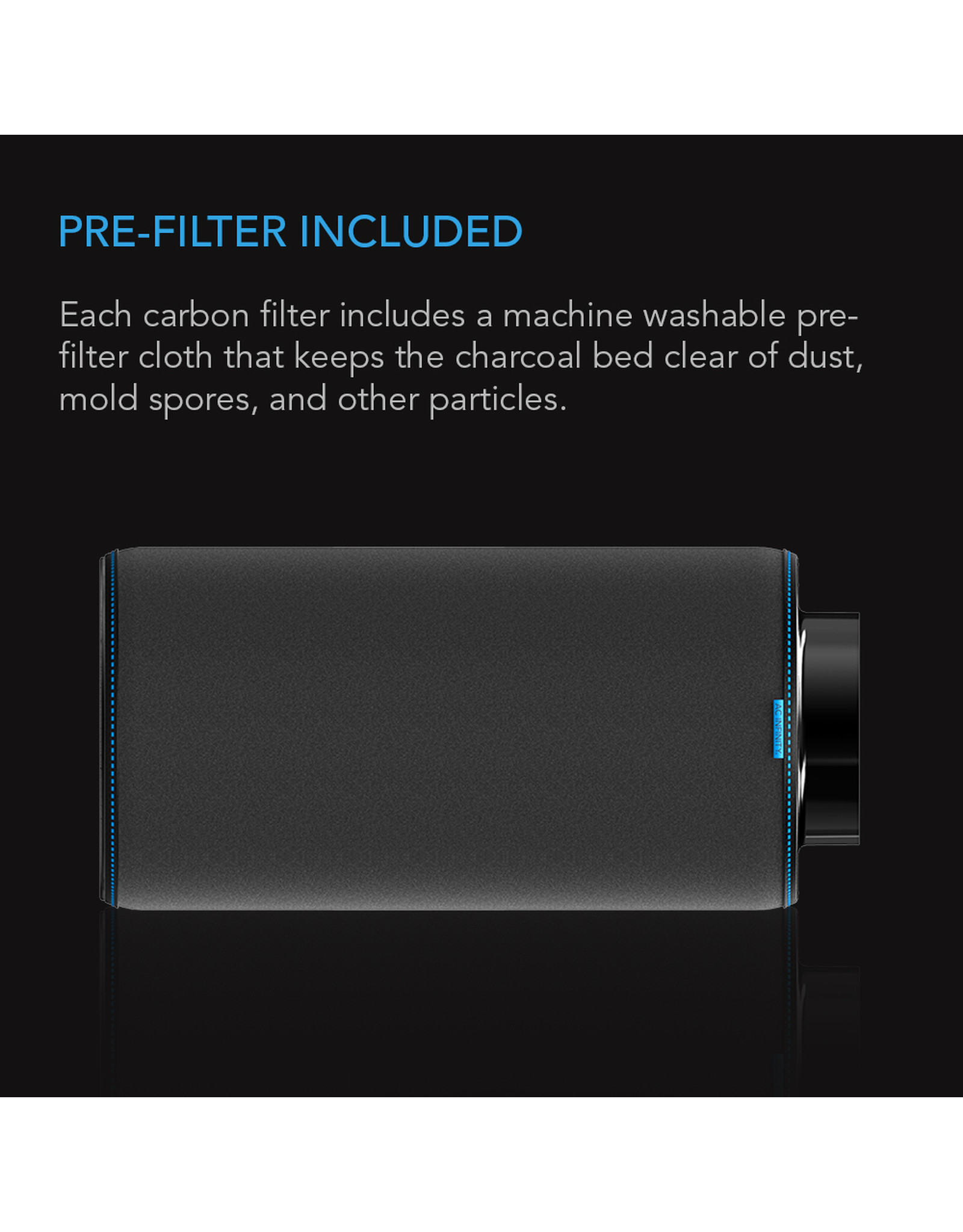 AC Infinity Duct Carbon Filter w/ Australian Charcoal - 8" - Brew ...