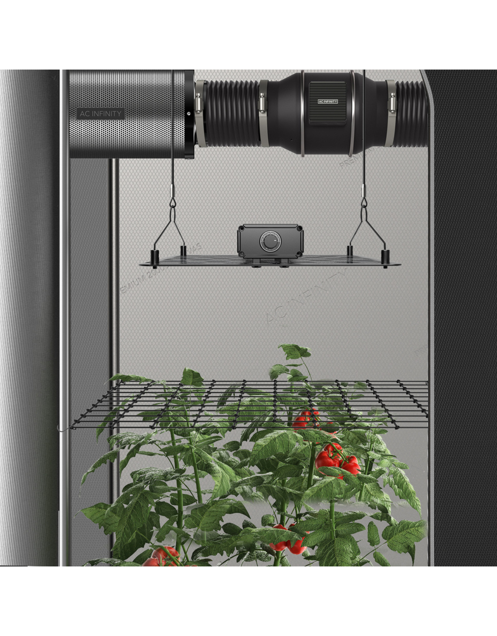 Jute Netting For Garden AC Infinity Heavy-Duty 2x4 Ft Elastic Trellis ...