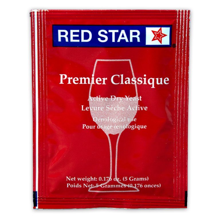 Premier Classique Red Star Wine Yeast 5 gram - Brew & Grow Hydroponics ...