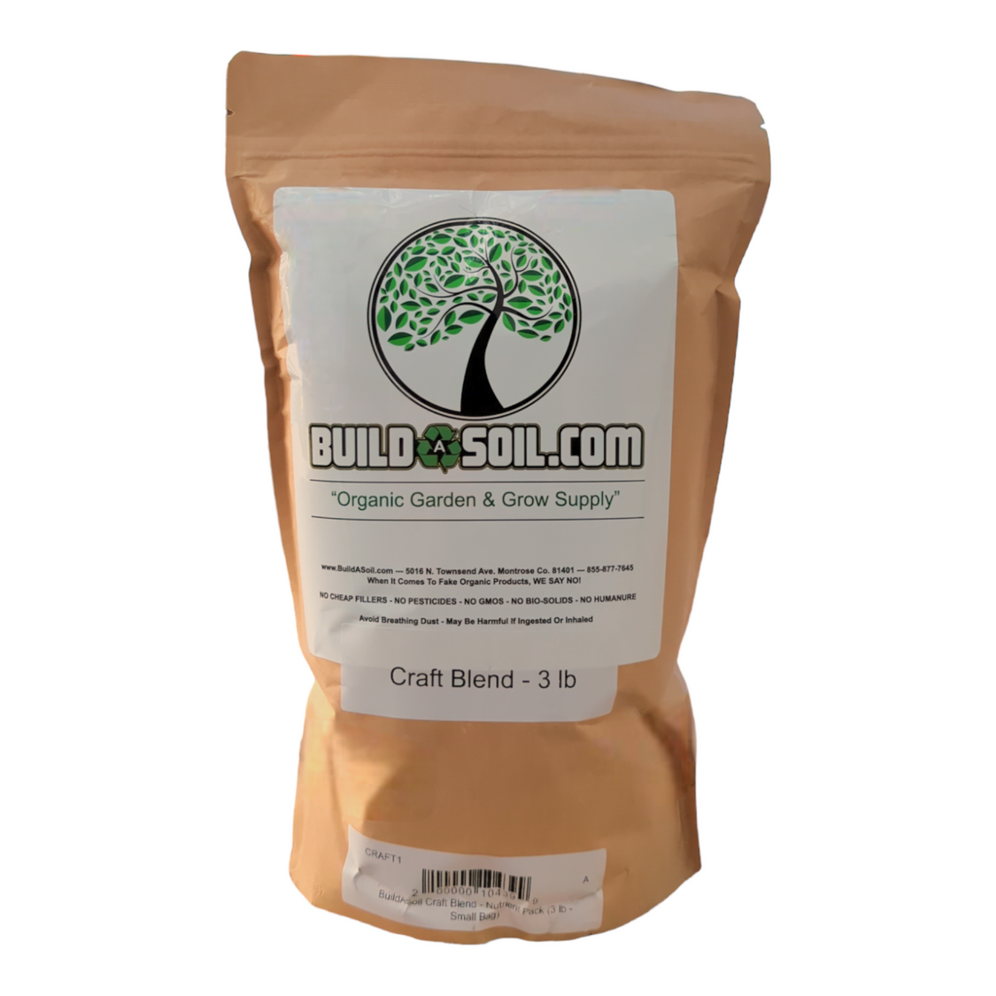 BuildASoil Craft Blend Nutrient Pack - 3 lb - Brew & Grow Hydroponics ...