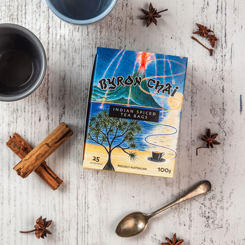Byron Chai Indian Spiced 25 Tea Bags - Panacea Whole Foods