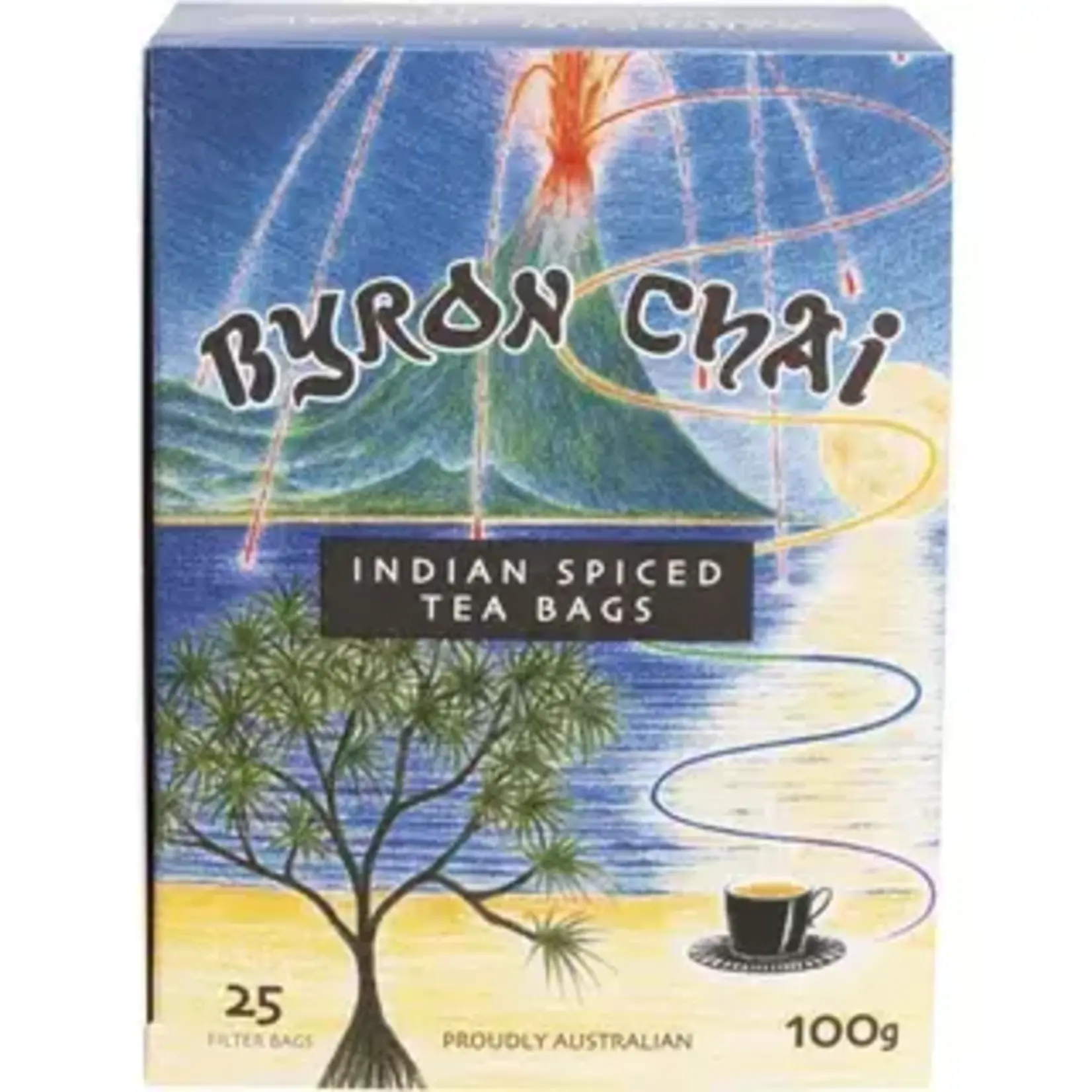 Byron Chai Indian Spiced 25 Tea Bags - Panacea Whole Foods