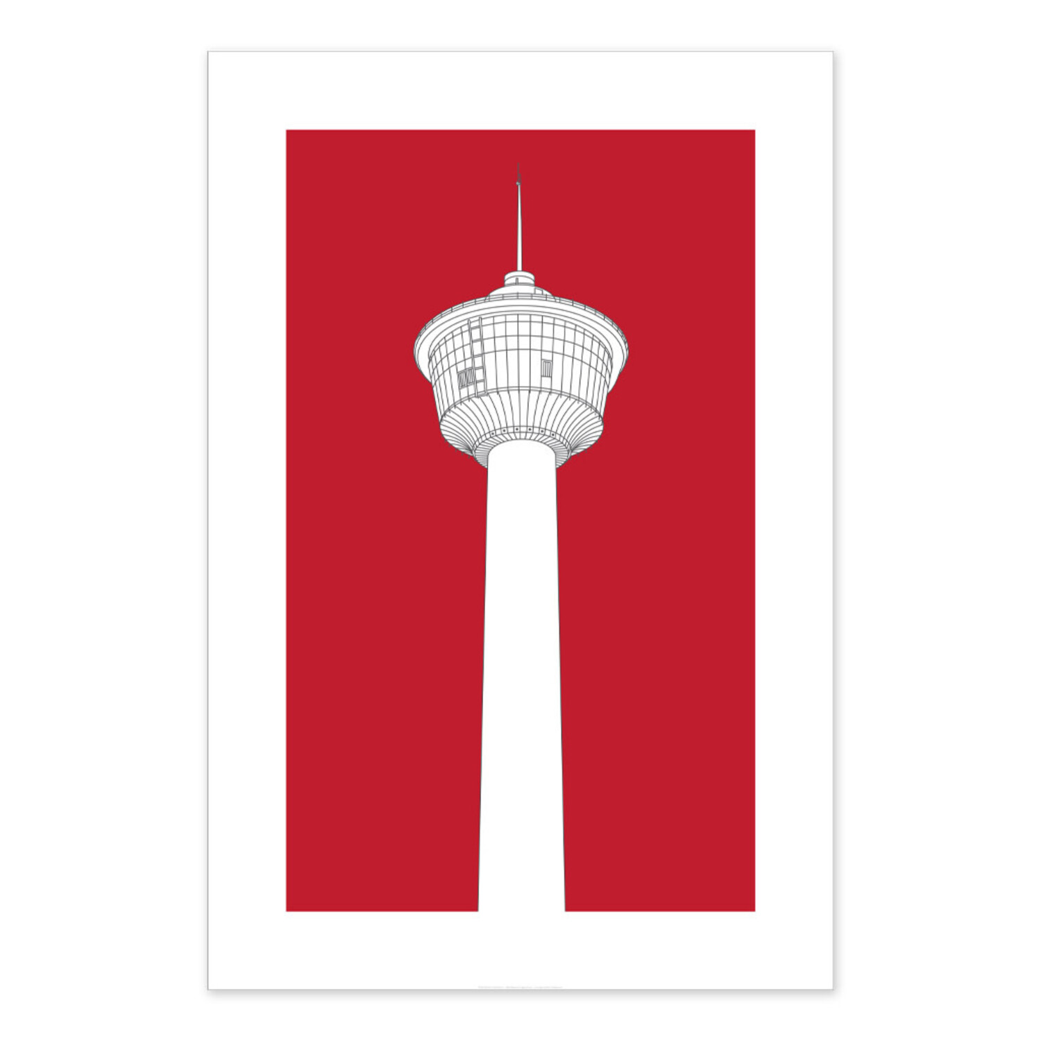 Bee Waeland | Calgary Tower | Vivid Print - Vivid Print