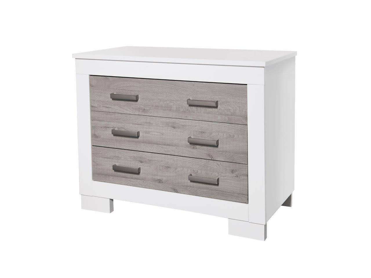 LUCCA CHEST – WHITE & ASH - Whole Bubs