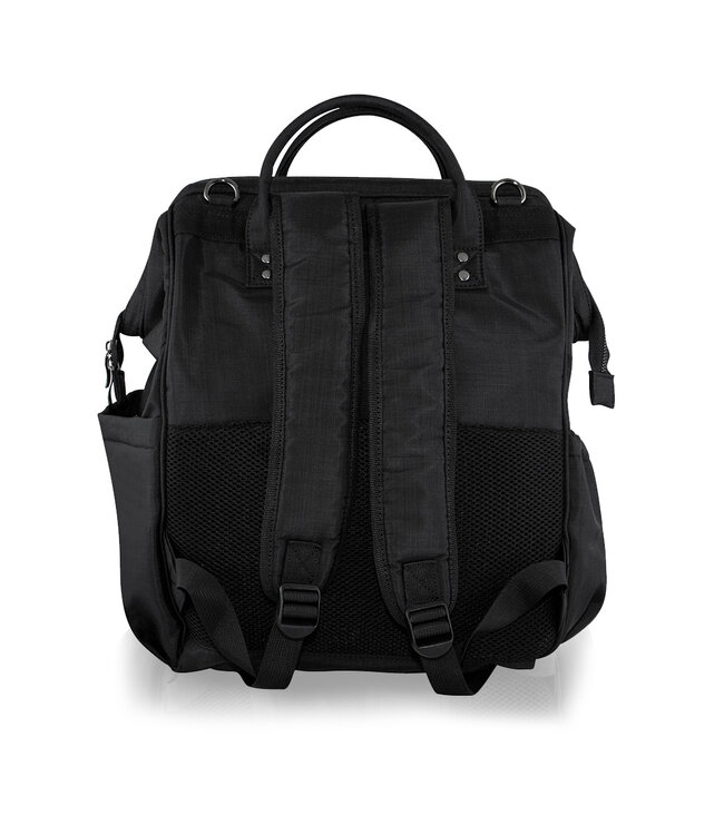 Isoki Byron Backpack Black Nylon - Whole Bubs