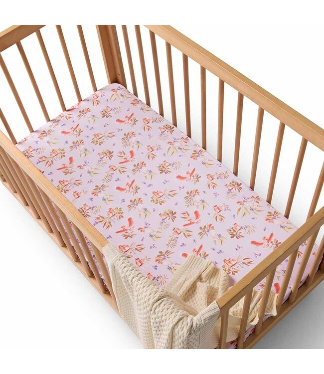 Fitted Cot Sheet Major Mitchell - Whole Bubs