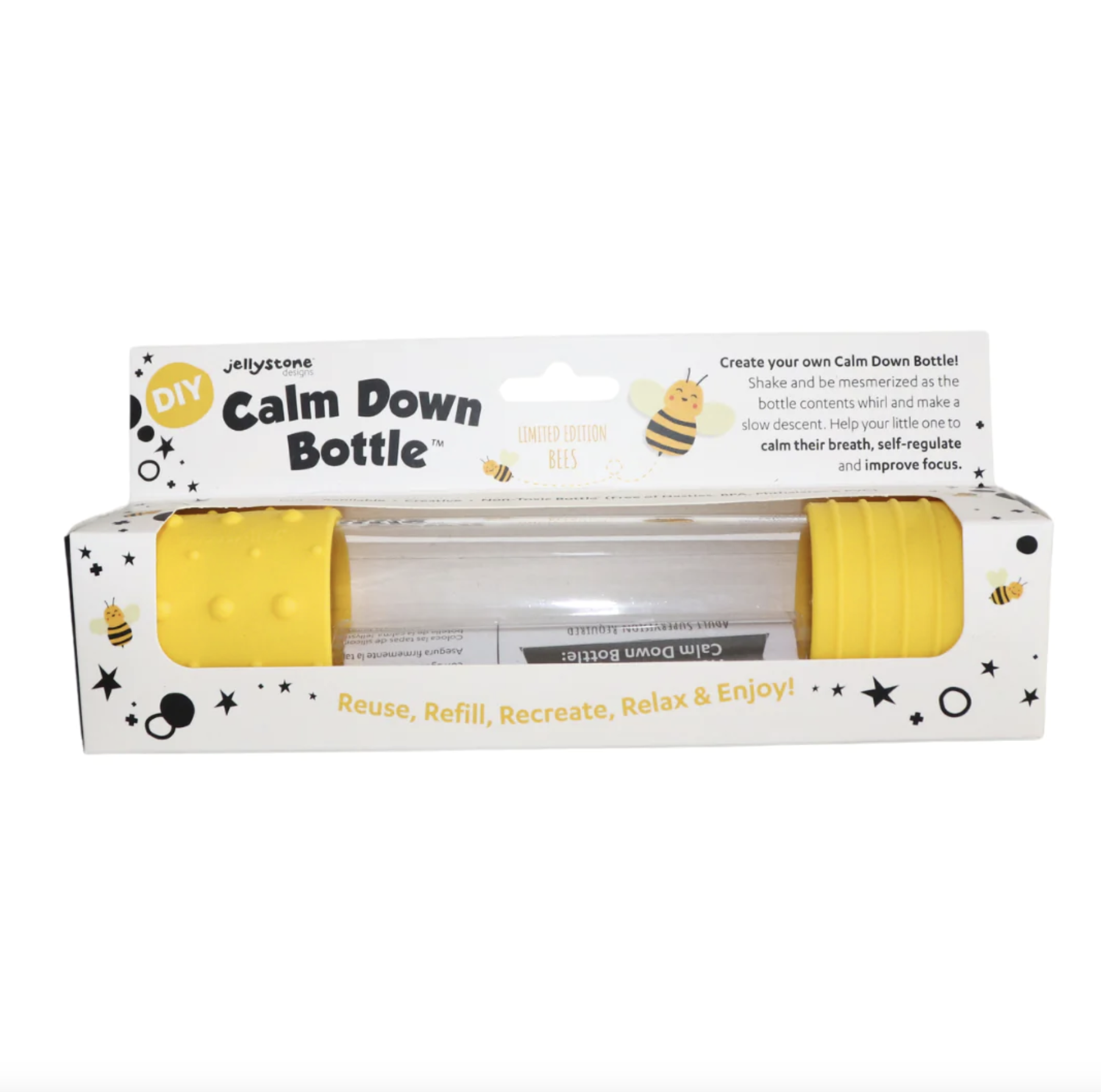 Jellystone Designs DIY Calm Down Bottle Bees - Whole Bubs Jellystone Designs DIY Calm Down Bottle Bees - Whole Bubs