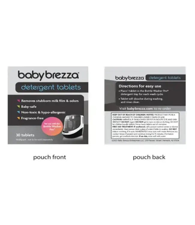 Baby Brezza Detergent Tablets for Bottle Washer Pro® 120 Tablets ...
