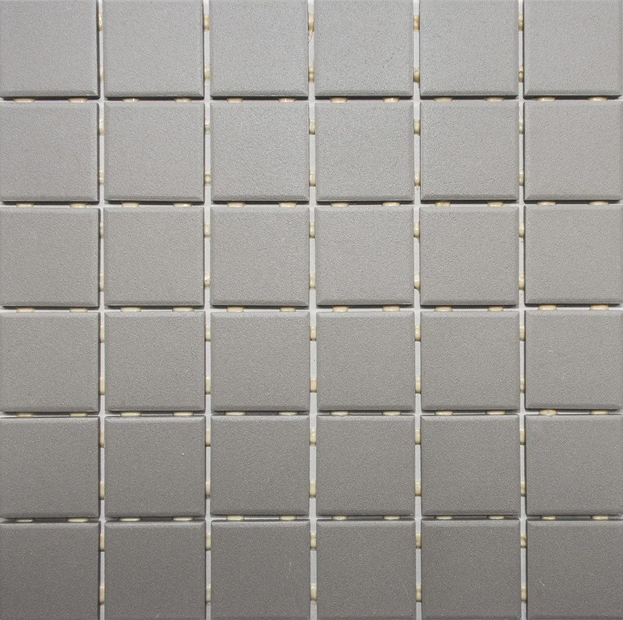 Metro Charcoal 2X2 Matte Porcelain Mosaic Tile - Our Tile - - Tile Town