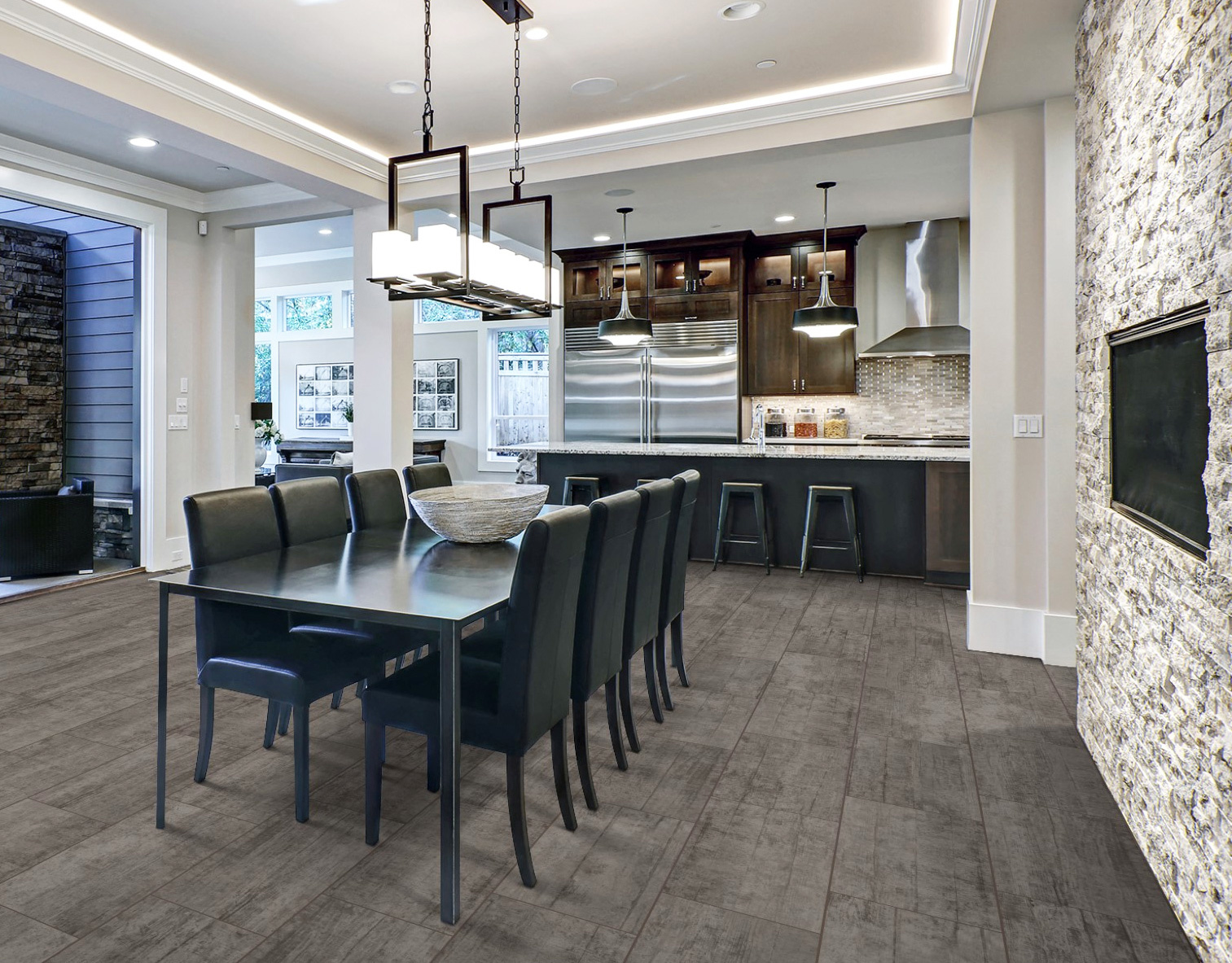 Form Graphite 8X8 Porcelain Tile - Our Tile - - Tile Town