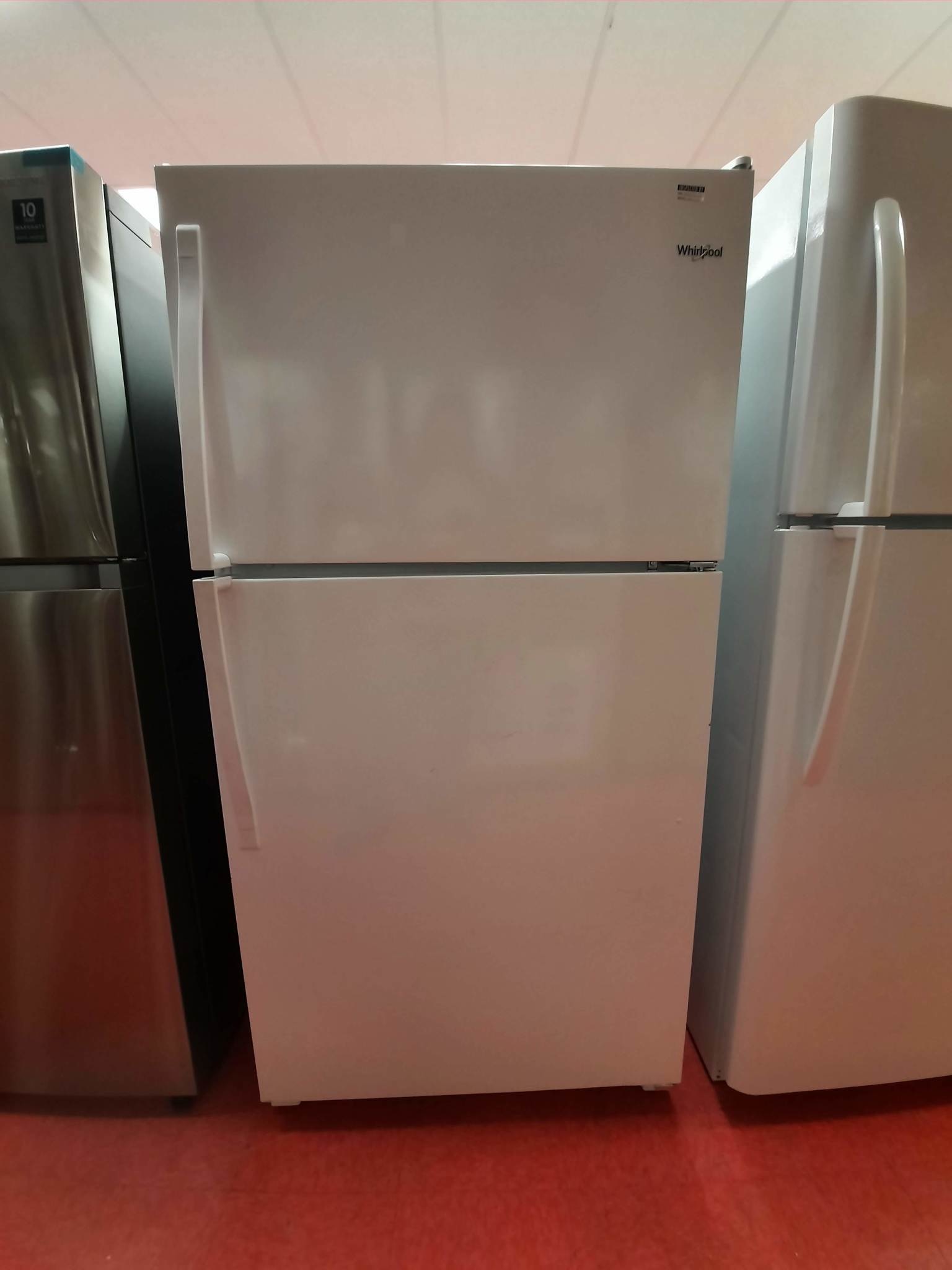 Whirlpool Whirlpool WRT311FZDW 20 cu. ft. Top Freezer Refrigerator in ...
