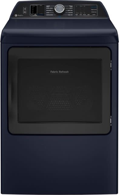 *GE PTD90EBPTRS Smart 7.3 cu. ft. Electric Dryer in Sapphire Blue with ...