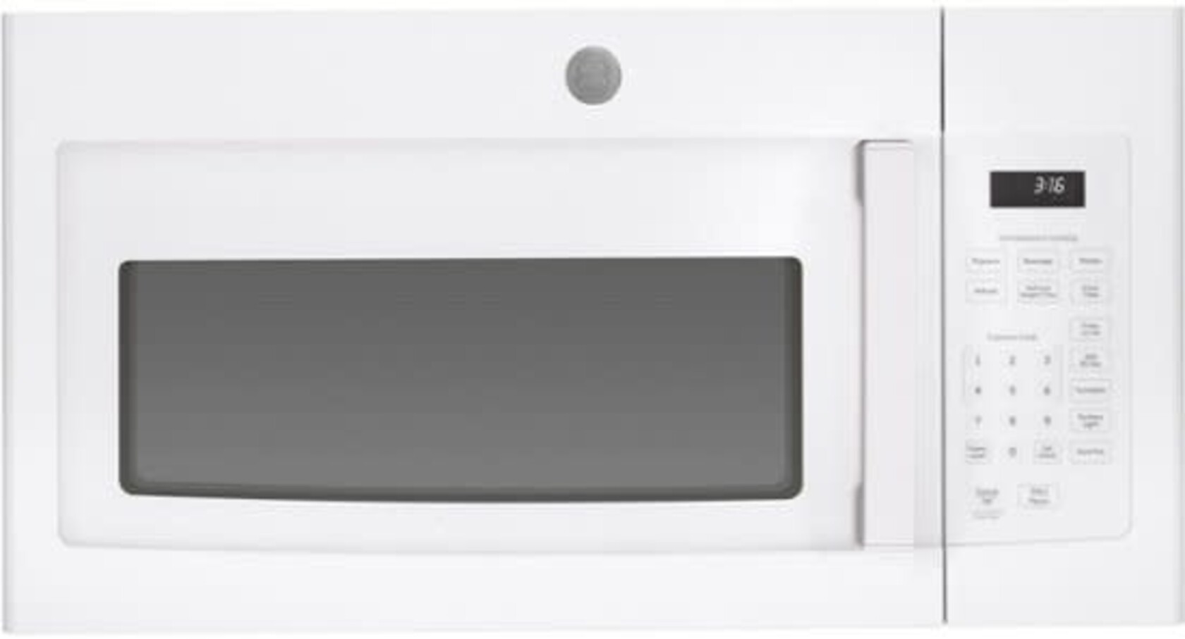 *GE JVM3160DFWW 1.6 Cu. Ft. Over-the-Range Microwave - White - Fanning ...