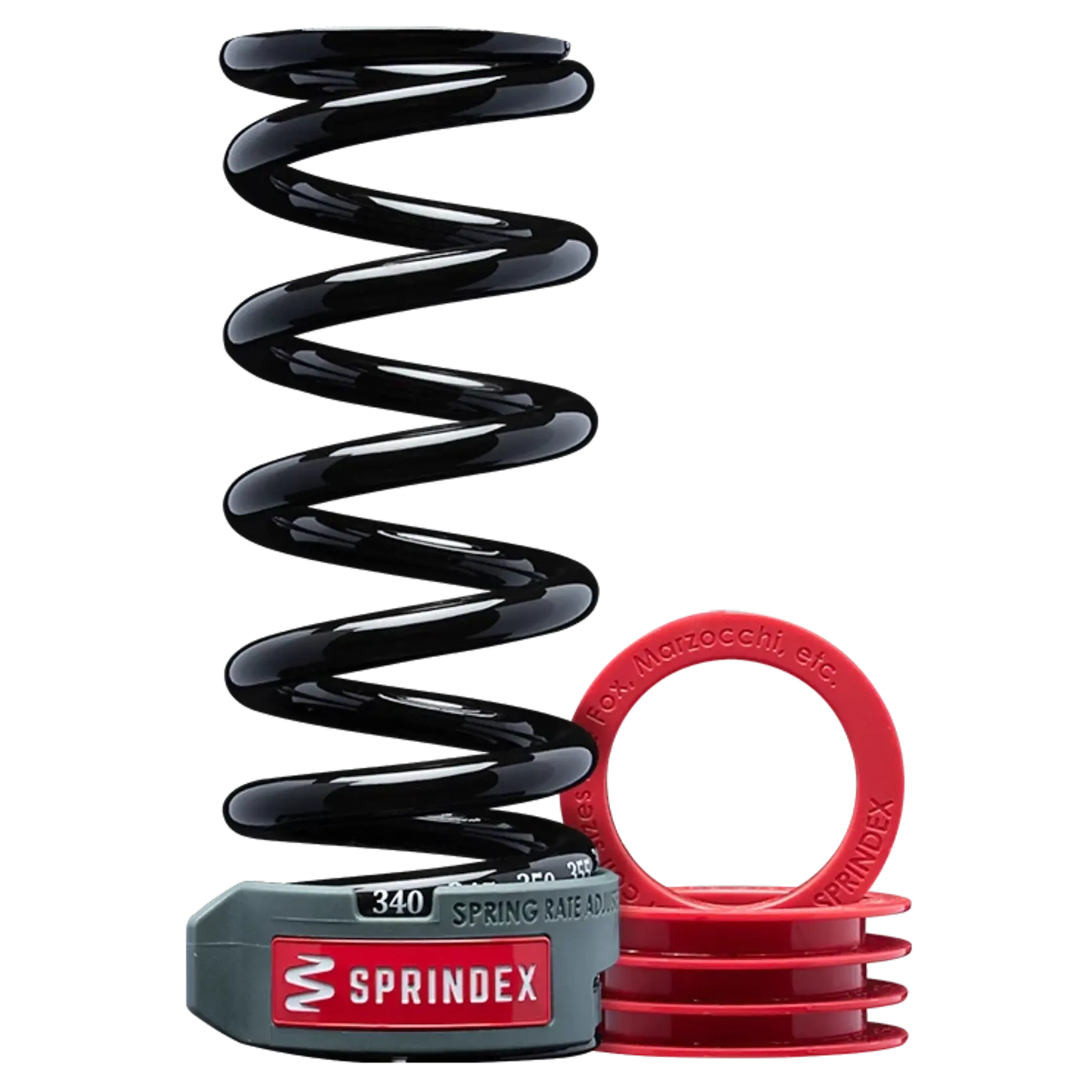 Sprindex Coil Spring 124x55mm (650-760lb) - Adjustable Rate For MTB/XCTrail