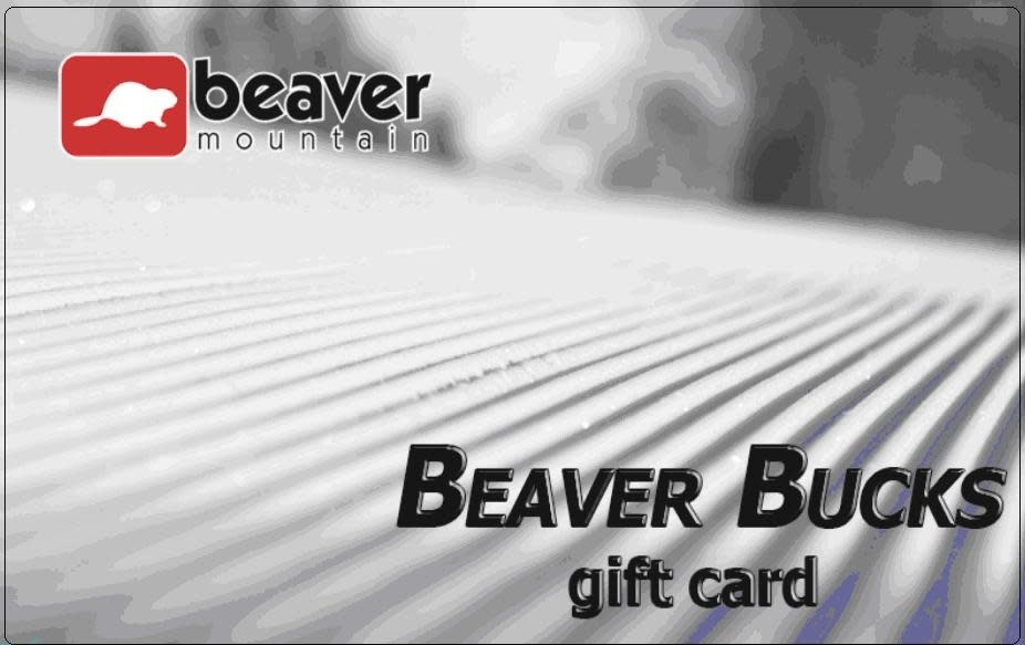 Beaver Bucks Gift Card - Beaver Mountain Gear Store