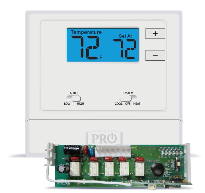 T631W-2 Wireless PTAC Non-programmable T-stat, Heat-Pump Conventional ...