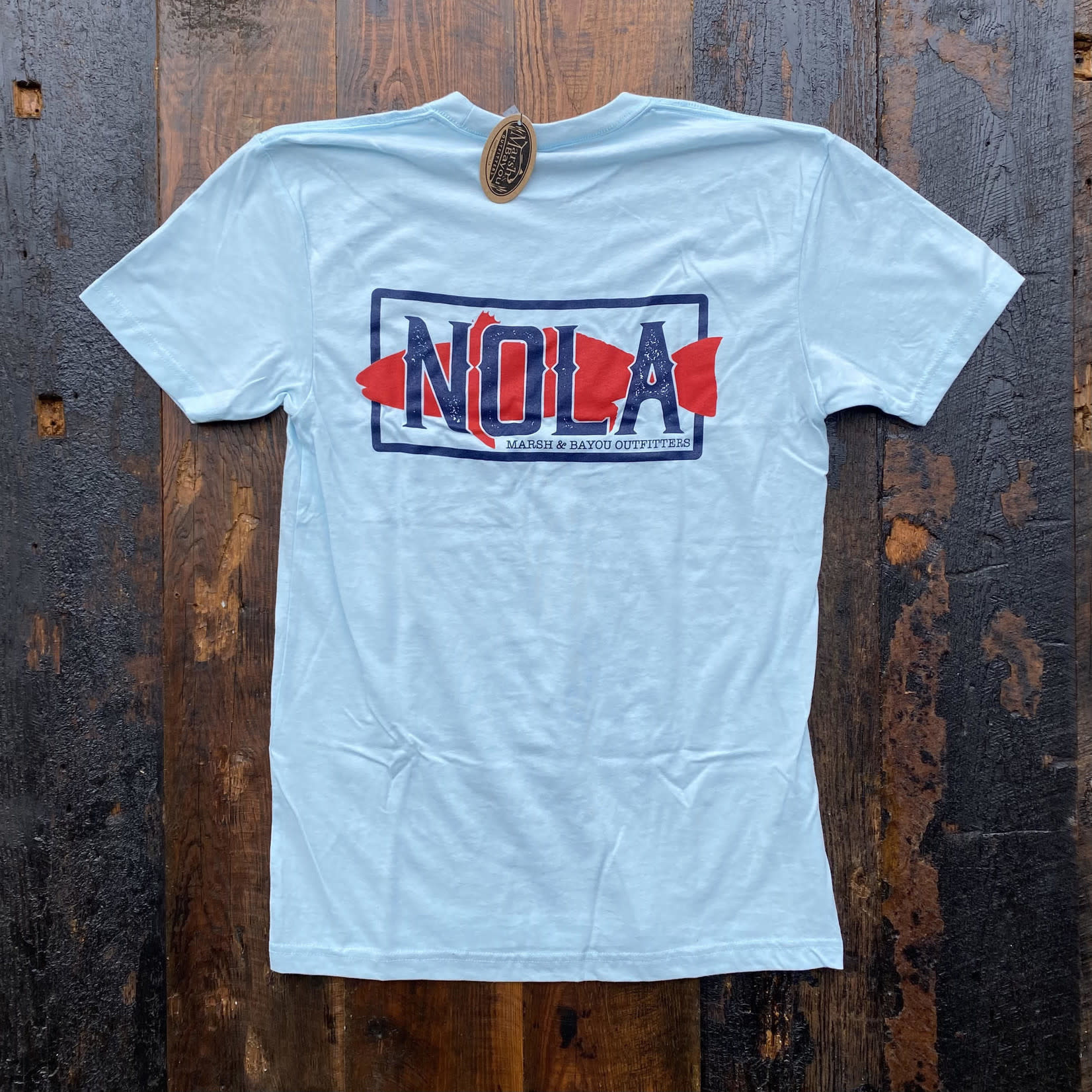 M&BO | Custom Tees "NOLA Badge" - Marsh And Bayou Outfitters, LLC