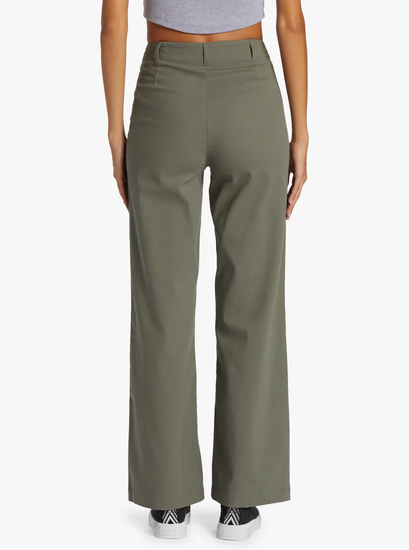 Roxy Coastal Cruizer Wide Leg Pants: Women's Fashion and Beachwear ...