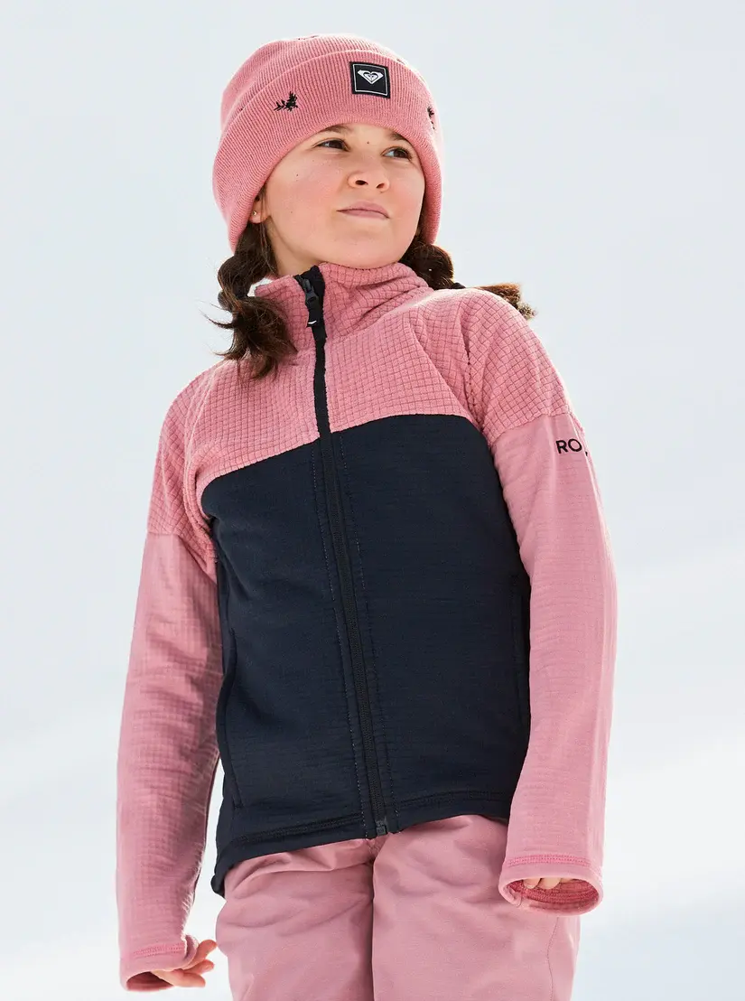 Shop the Roxy Sidley Technical Zip-Up Fleece - High-Performance Women's ...