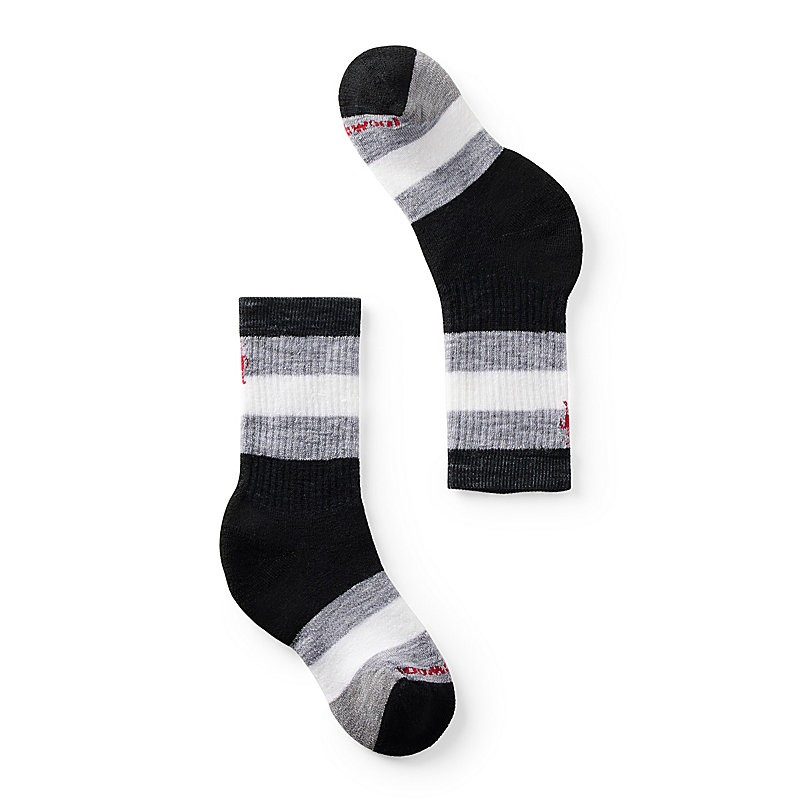 Smartwool Kids Hike Striped Socks - Durable and Comfortable Outdoor ...
