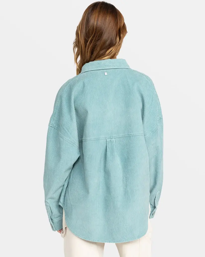Discover the Roxy Kick Back Washed Corduroy Shacket: Your Fall Must ...
