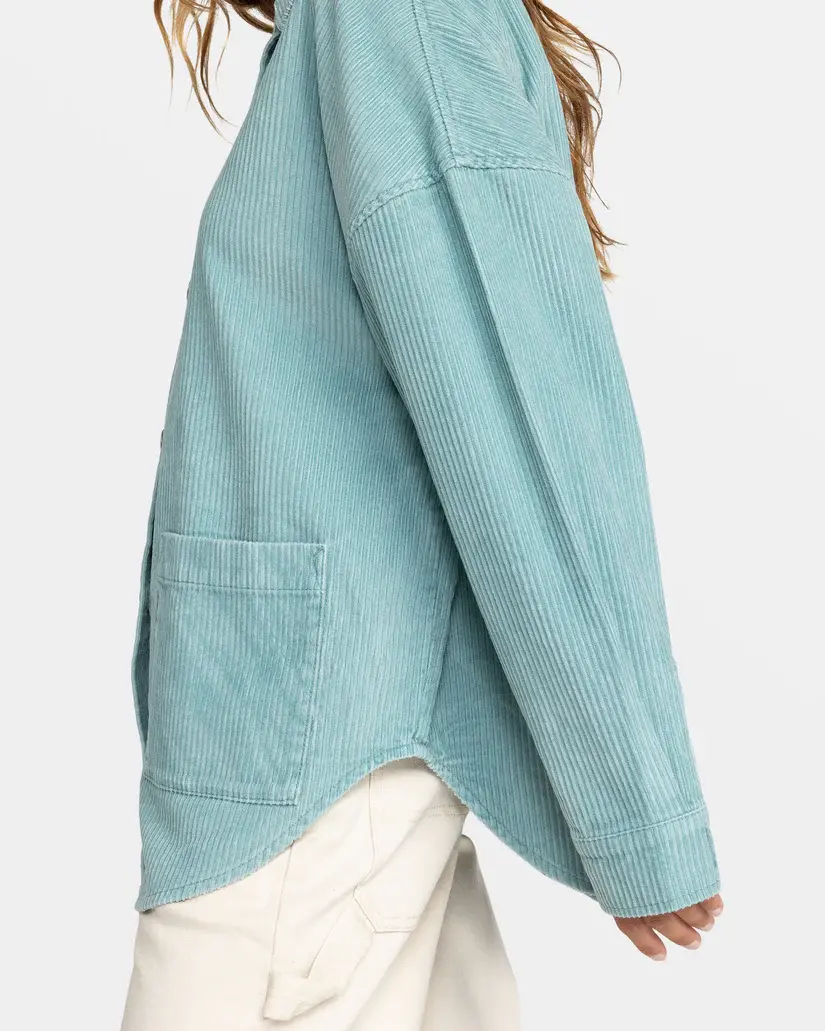 Discover the Roxy Kick Back Washed Corduroy Shacket: Your Fall Must ...