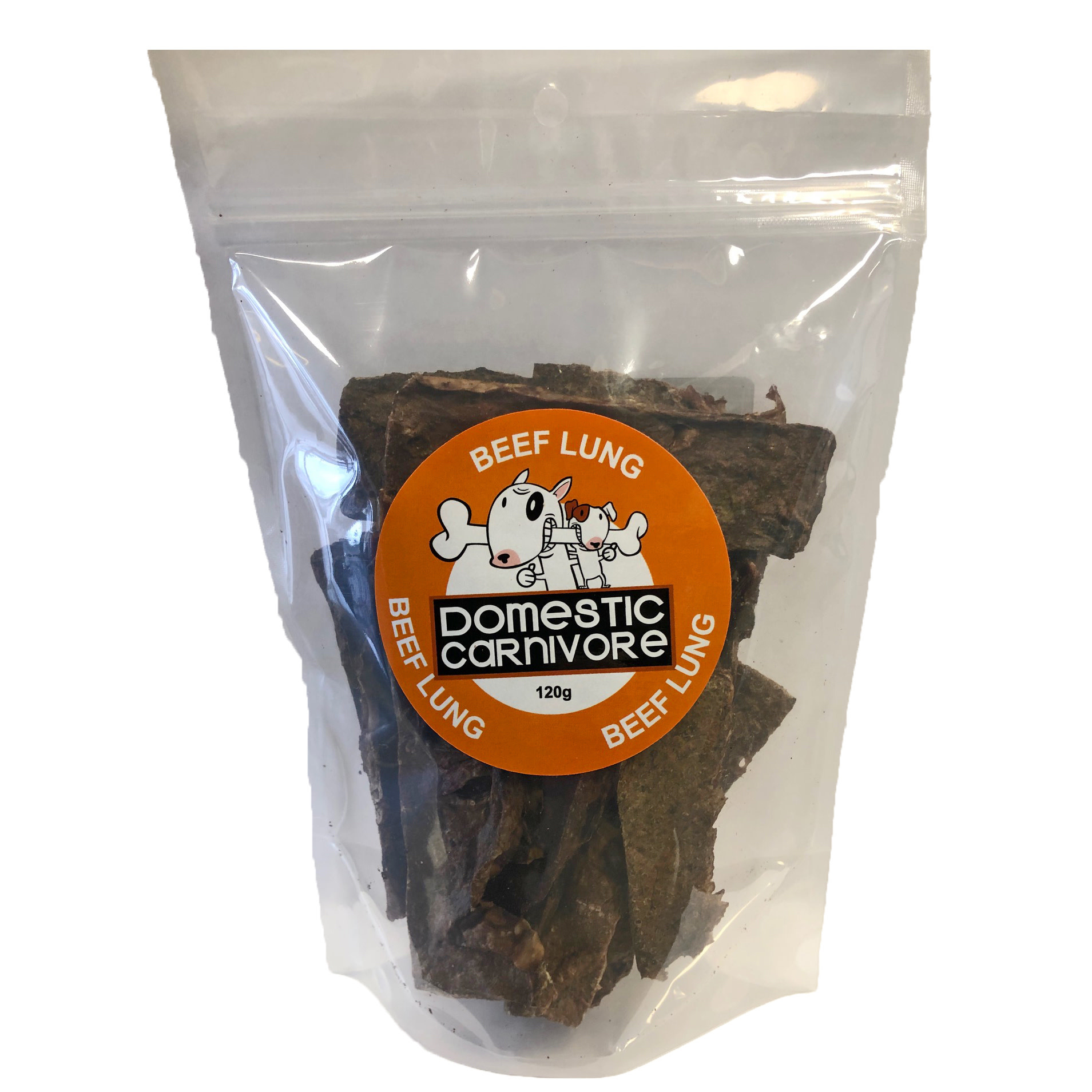 DC BEEF LUNG 120G - Domestic Carnivore