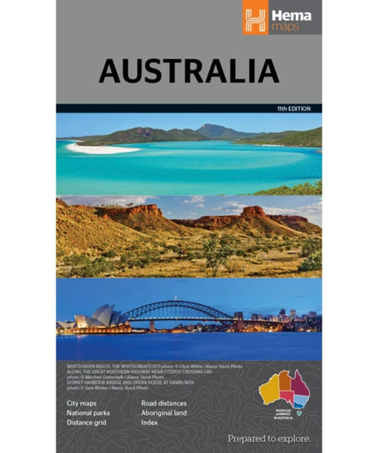 Australia Large Map - The 4wd Zone