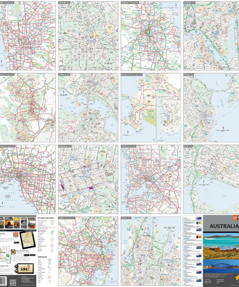Australia Large Map - The 4wd Zone