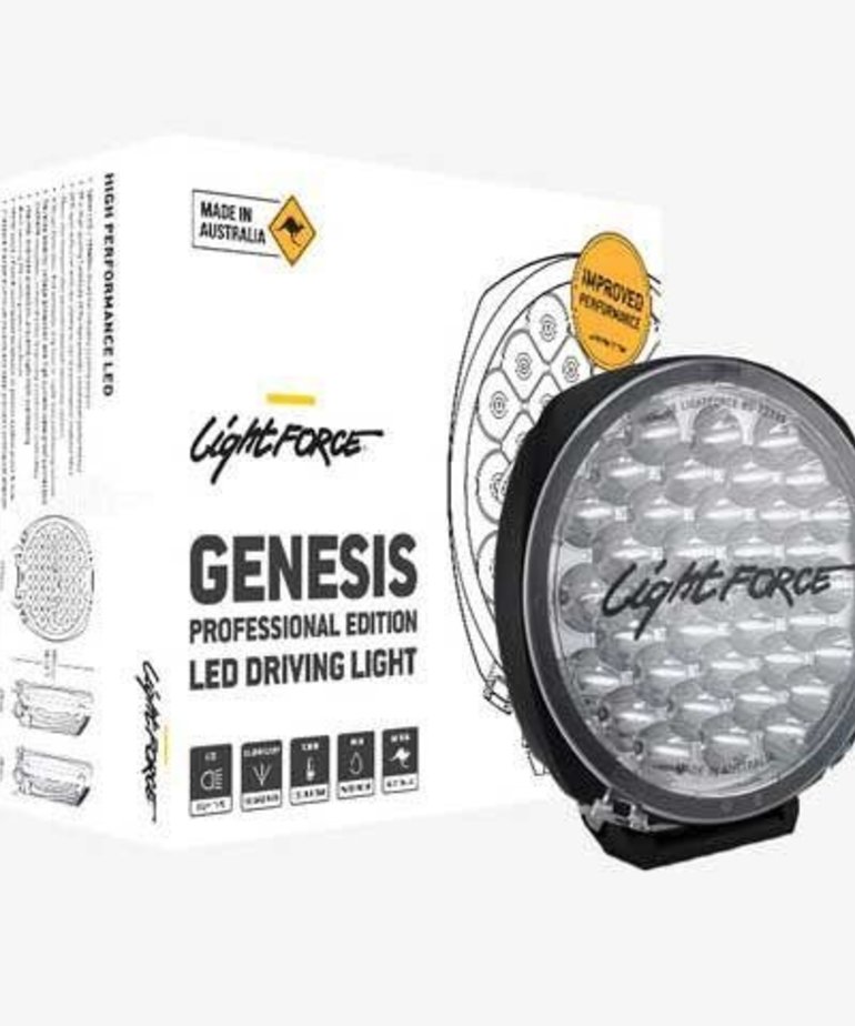 Lightforce Genesis 210mm LED Driving Light - Single Light - The 4wd Zone