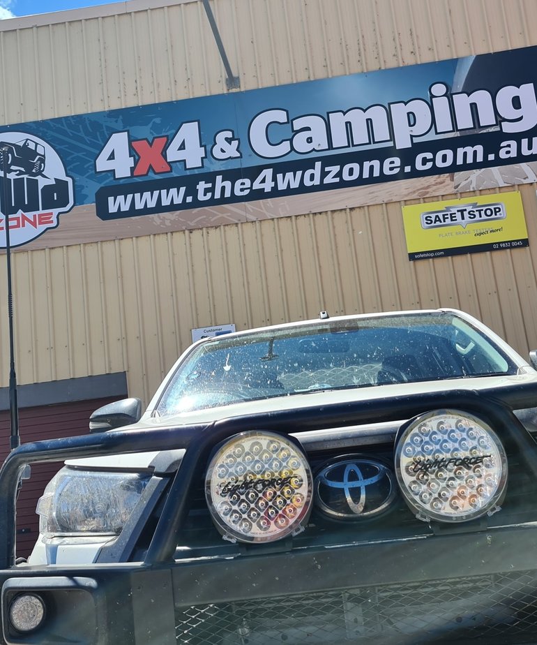 Lightforce Genesis 210mm LED Driving Light - Pair w/harness - The 4wd Zone