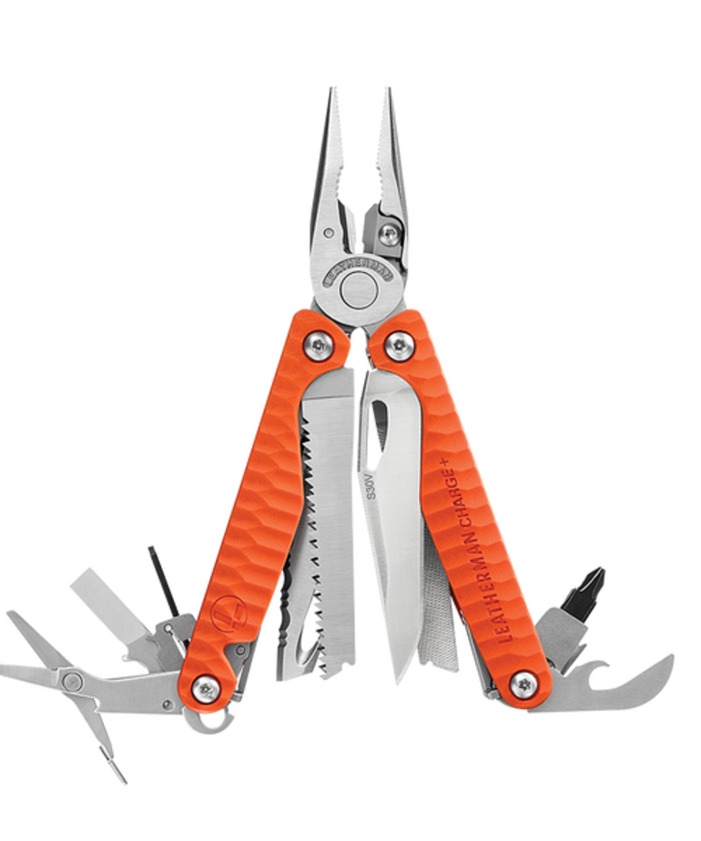 Leatherman Charge+ TTi Orange w/Nylon Sheath - The 4wd Zone