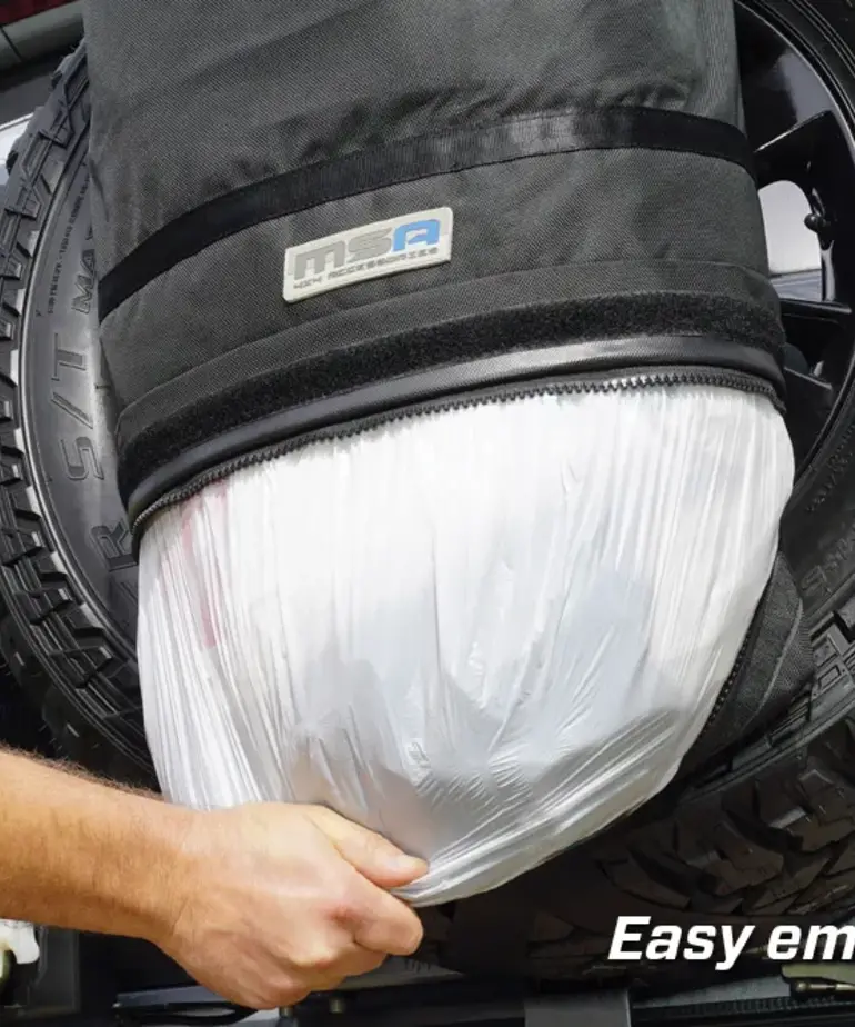 Rear Wheel Rubbish Bin - The 4wd Zone