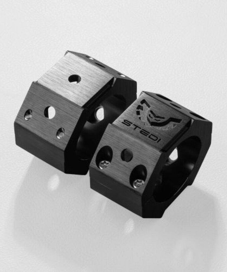 Stedi - 48mm - 53mm HEX Bull Bar Tube Mounting Brackets - The 4wd Zone