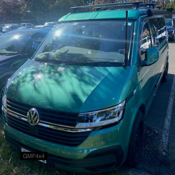 GMF 4x4 VW Bonnet Hinge UHF Antenna Mount - Suit VW Transporter Citvan ...