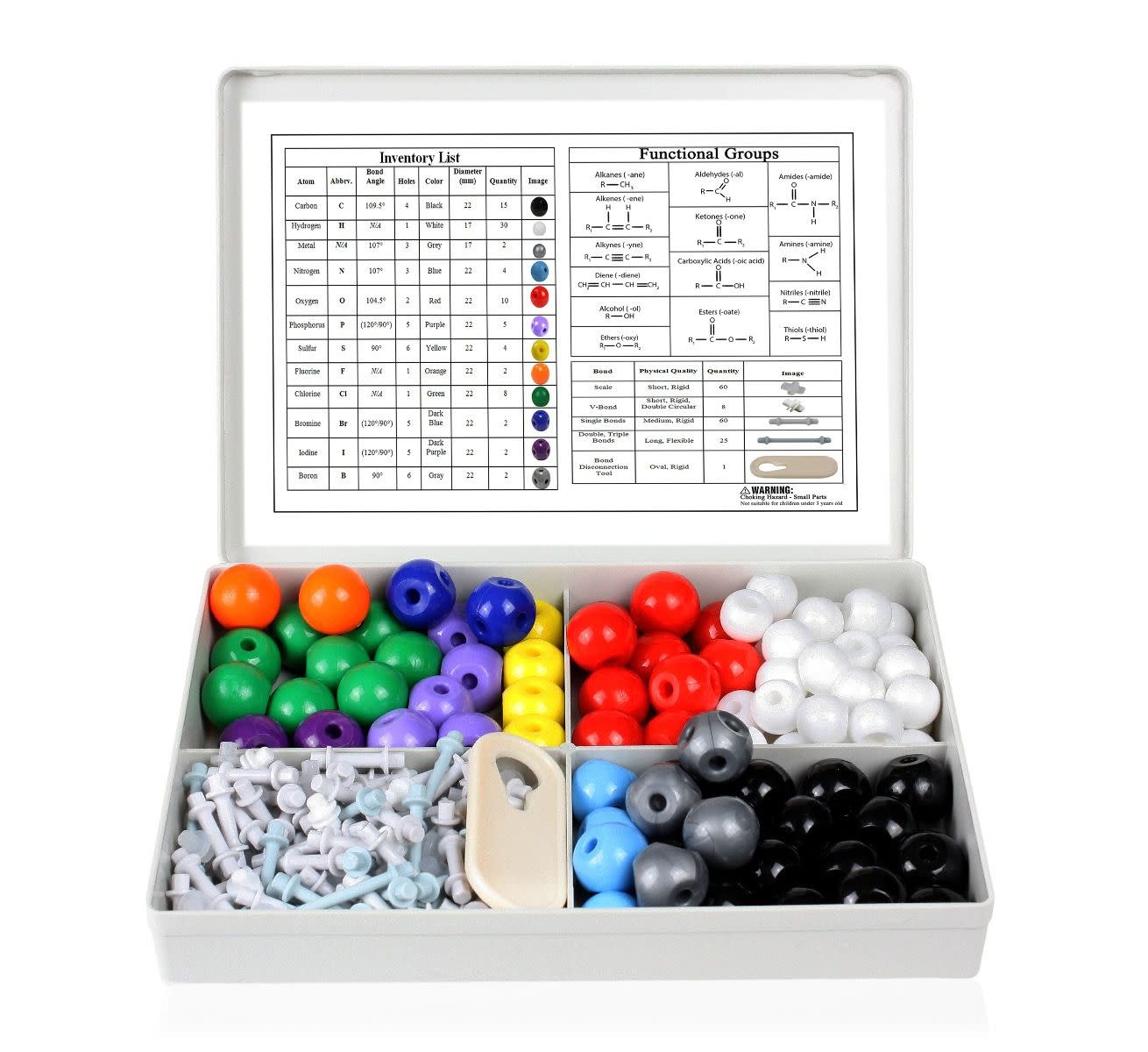 Inorganic and Organic Chemistry Model Set - 240pc - Ambrose University
