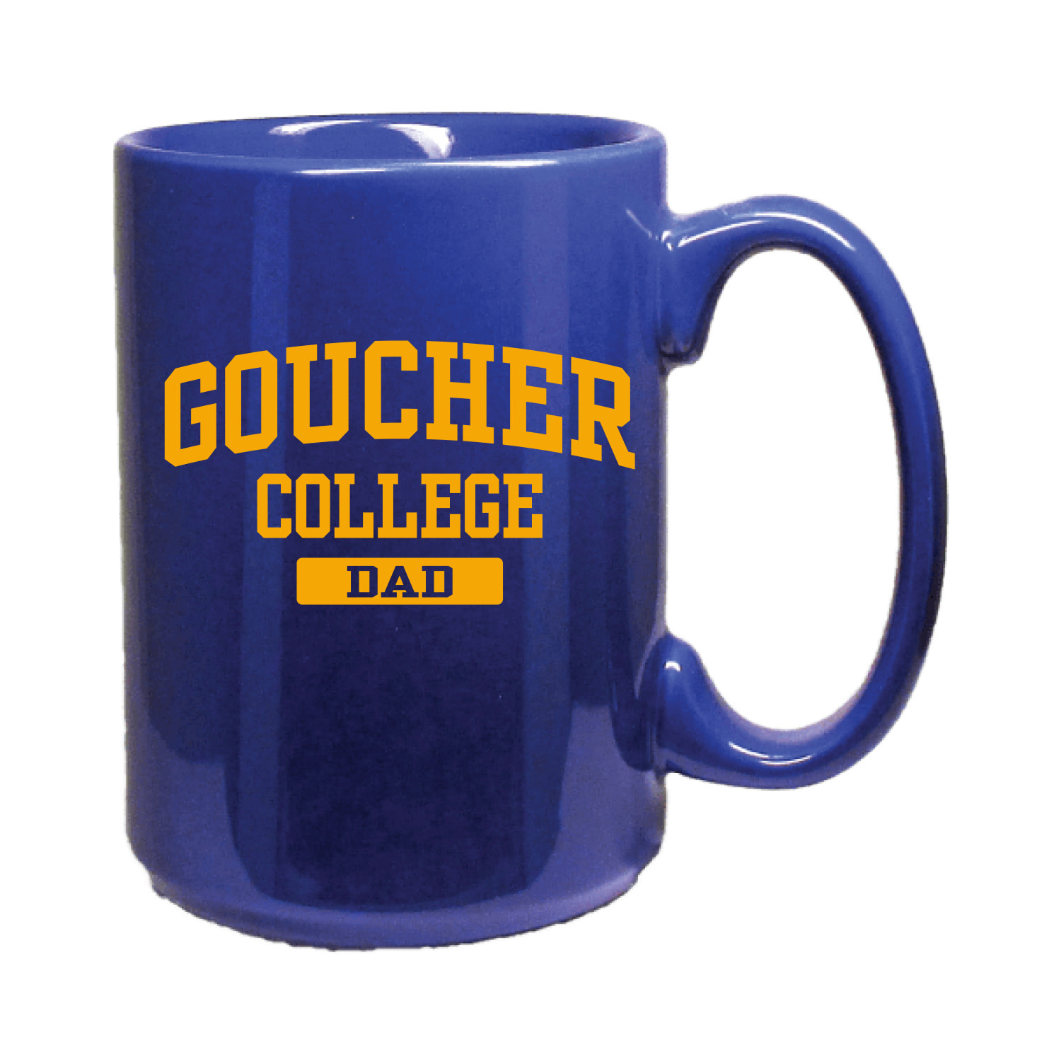 "Goucher College Dad" Mug 15oz Royal Blue - Goucher College Store ...