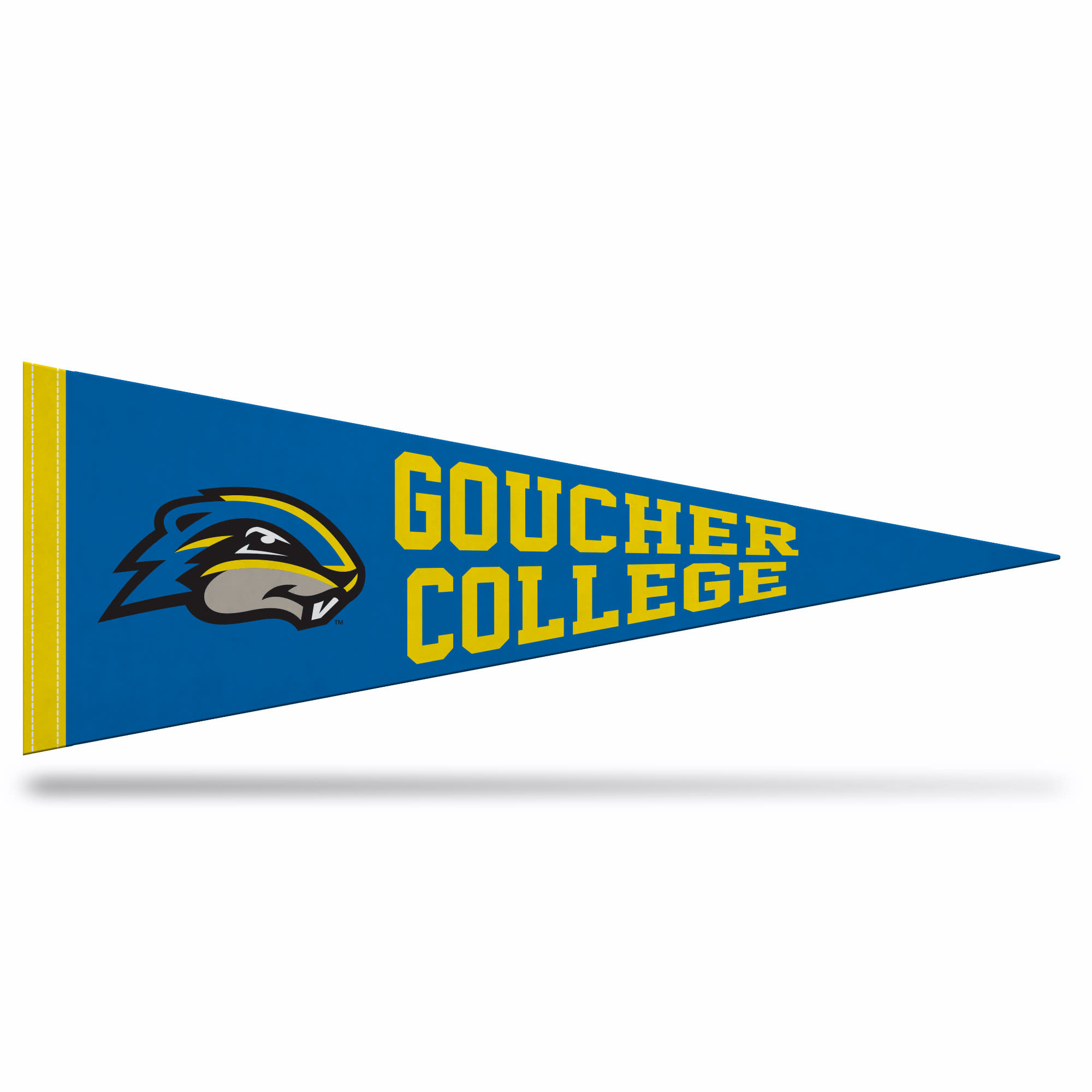 Felt Pennant 9"x24" "Goucher College w/ Gopher" - Goucher College Store ...