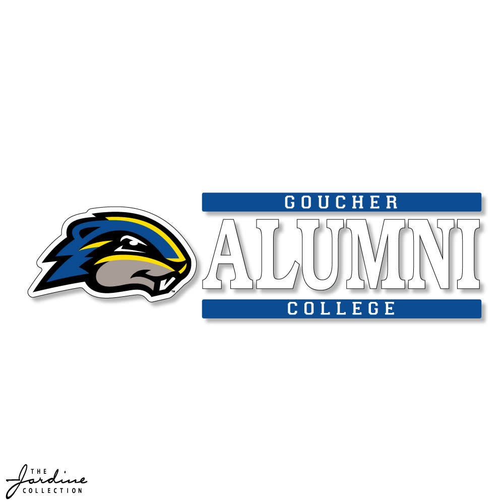 Vinyl Decal "Goucher Alumni" - Goucher College Store - Goucher College